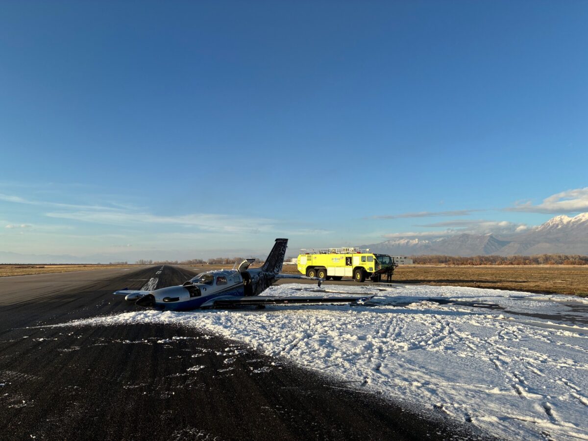 Aircraft on fire lands at Provo Airport; passengers evacuate | News ...